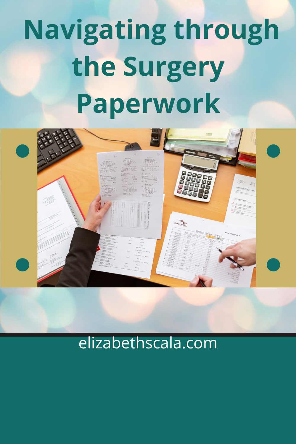 Accidents Stink! Behind the Scenes of Surgery Paperwork pin | Elizabeth ...